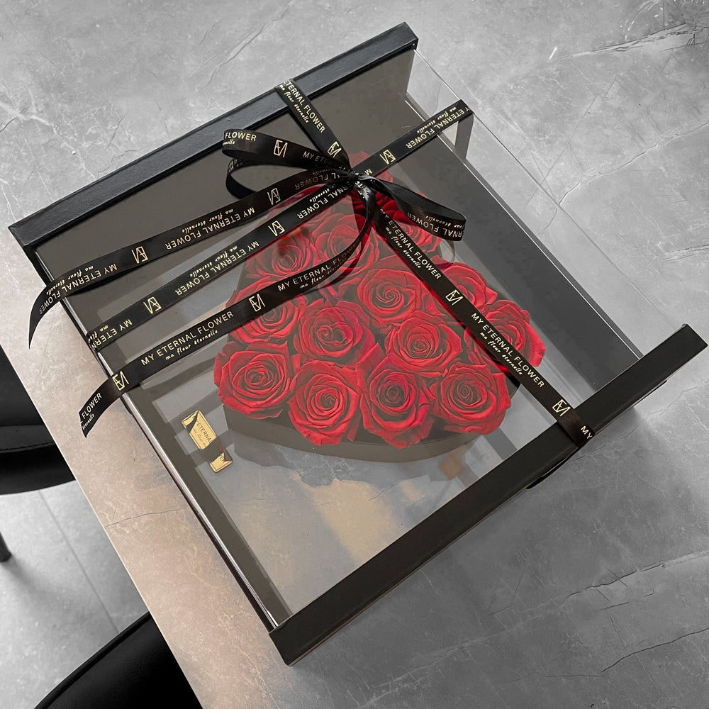 Acrylic Floating Heart Box in Luxe – My Eternal Flower