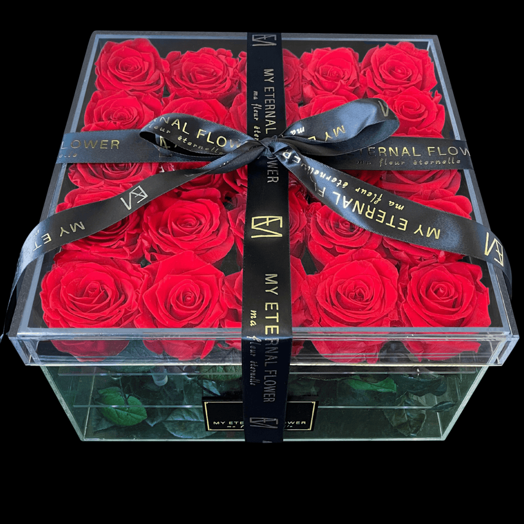 Grande Acrylic Rose Box – My Eternal Flower